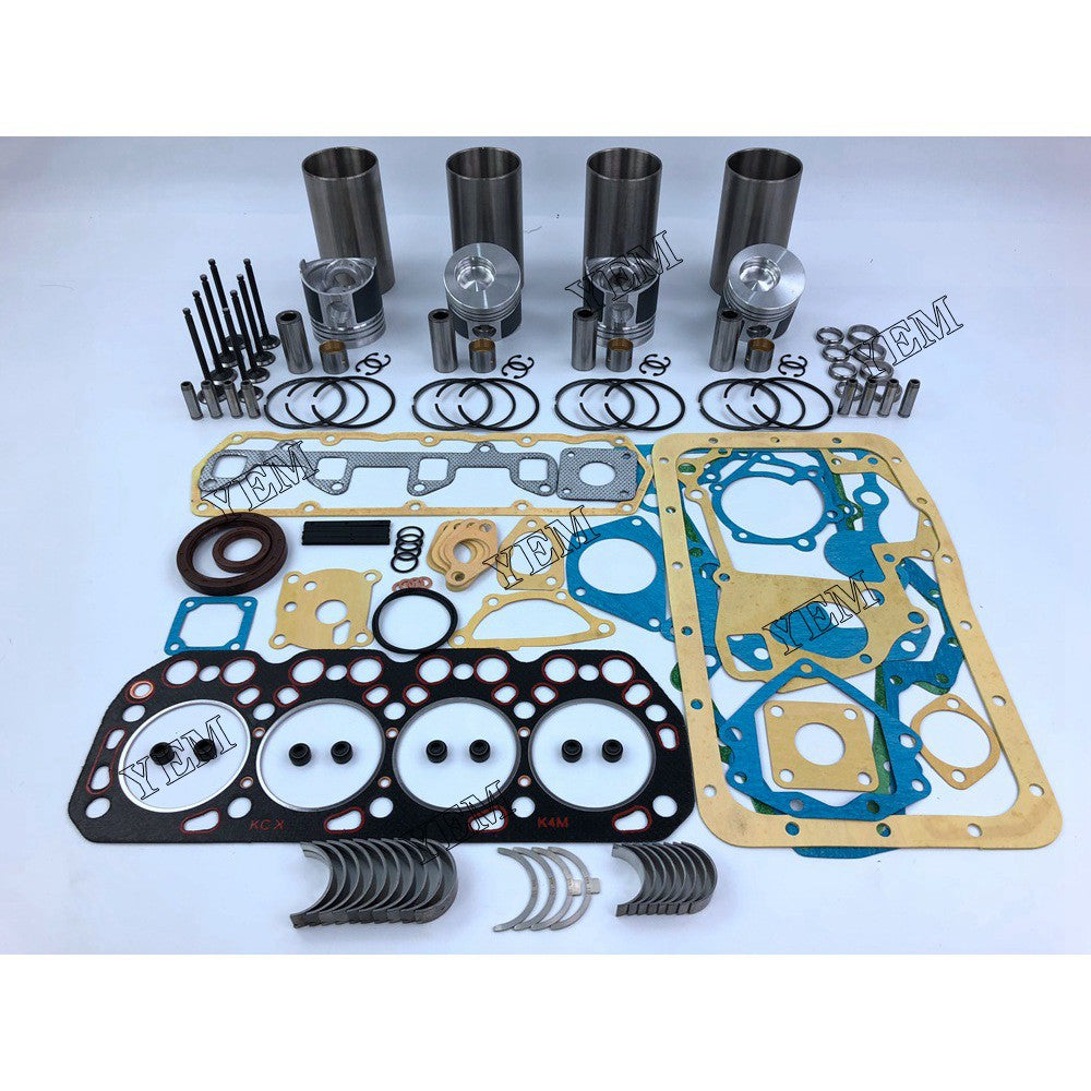 K4M REPAIR KIT PISTON PISTON RING CYLINDER LINER BEARING VALVE GUIDE S