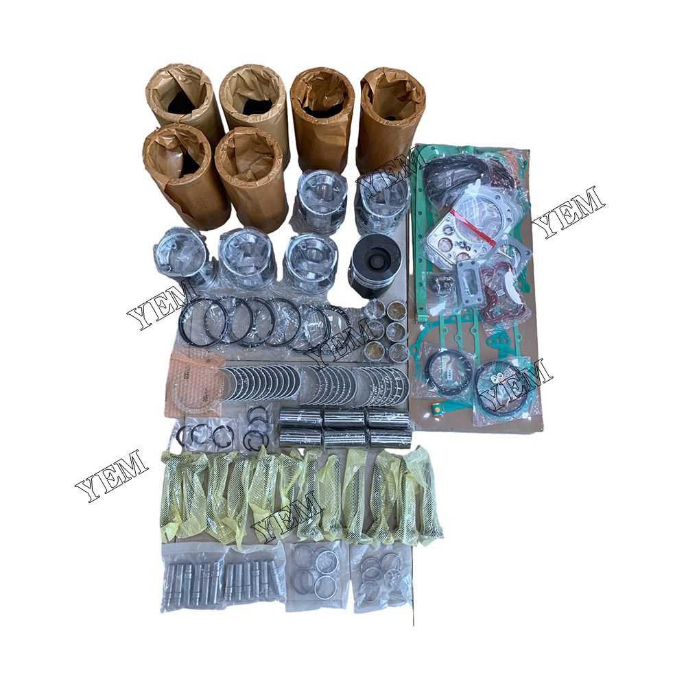 D6AC Overhaul Rebuild Kit With Gasket Set Bearing-Valve Train For Mits
