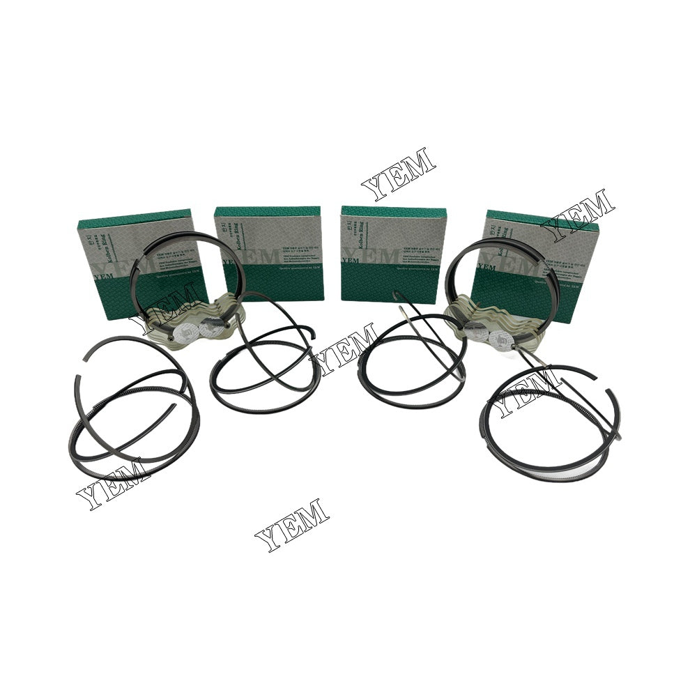 6PCS 6D24 Piston Rings Set STD For Mitsubishi Truck klift parts
