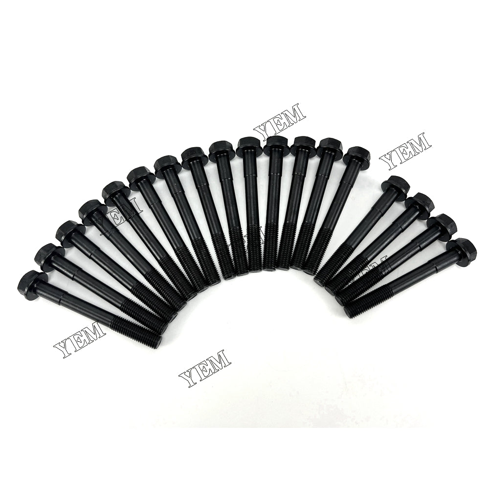 Good quality For Caterpillar C2.2 Cylinder Head Bolt 18PCS installed o