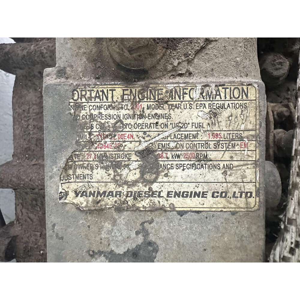 Used 4D84E-3EB Engine serial number 12174 For Komatsu Engine Assembly