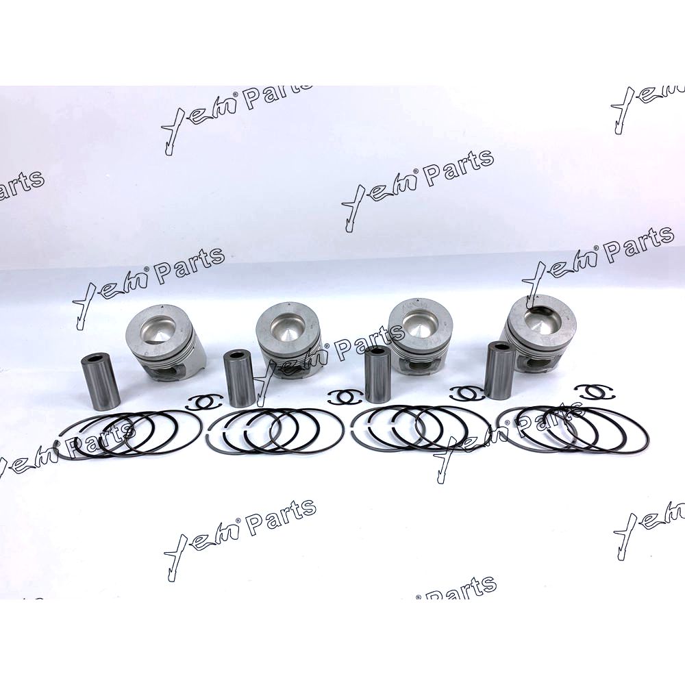 YEM Engine Parts 4HK1 4HK1TC Piston kit w/ ring set For Isuzu Engine C