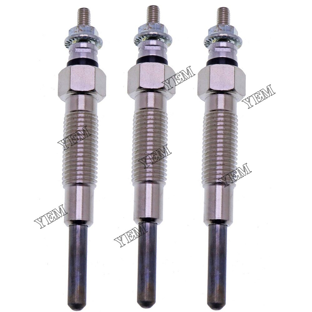 YEM Engine Parts 3 PCS Glow Plug 32A66-03102 32A66-03101