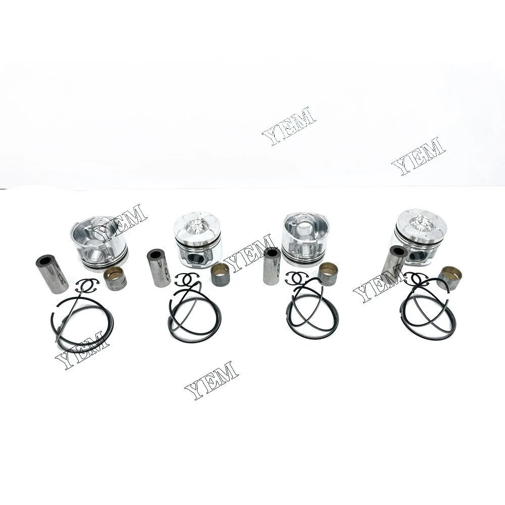 For Mitsubishi excavator engine 4D56 Piston With Rings