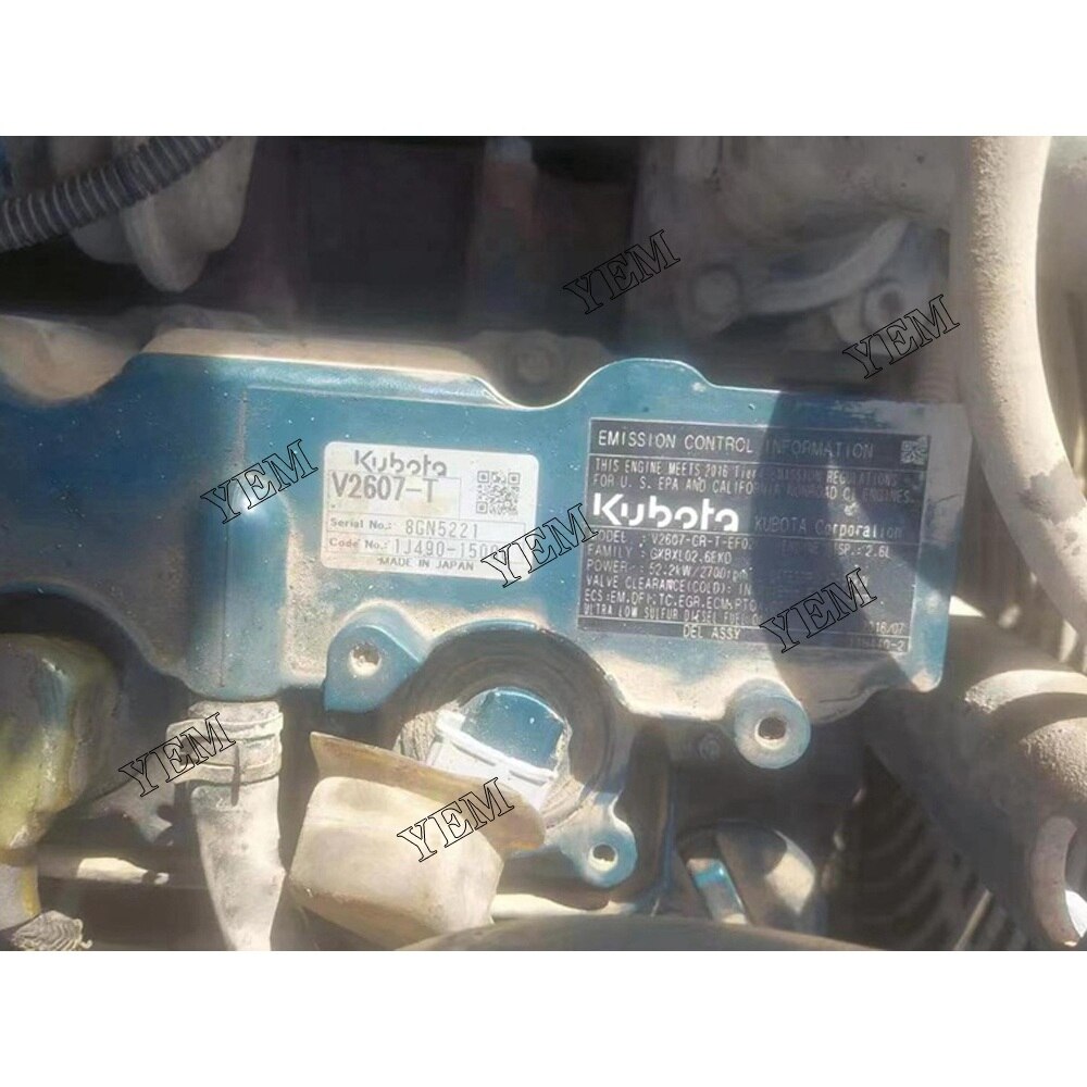 YEM V2607 V2607-CR Turbo Kubota excavator diesel engine