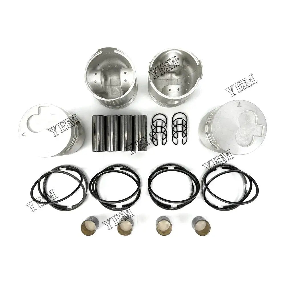 4X High performancePiston With Rings For Mitsubishi K4E-IDI Engine