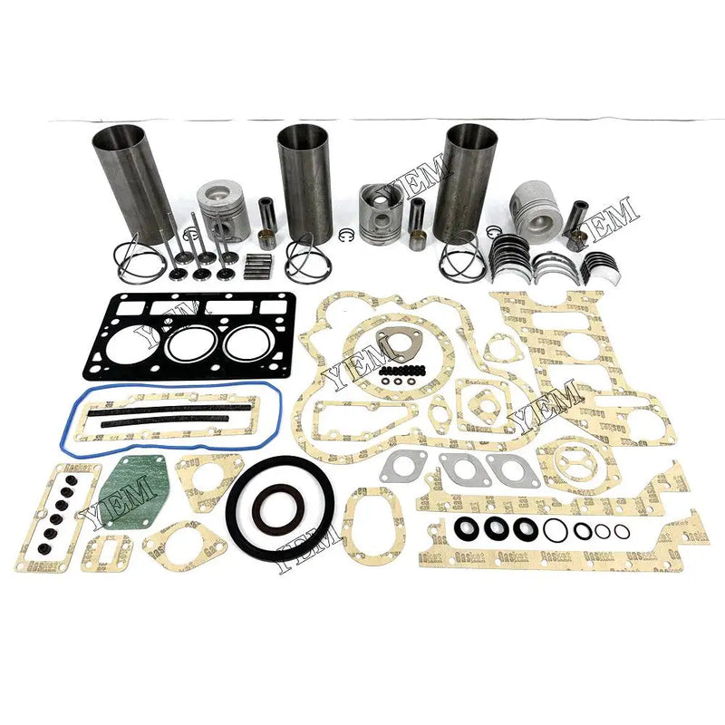 3X High performanceEngine Overhaul Rebuild Kit With Gasket Bearing Val