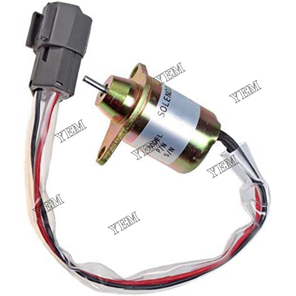 YEM Engine Parts Fuel Solenoid M810324 For John Deere Tractor 4200 430